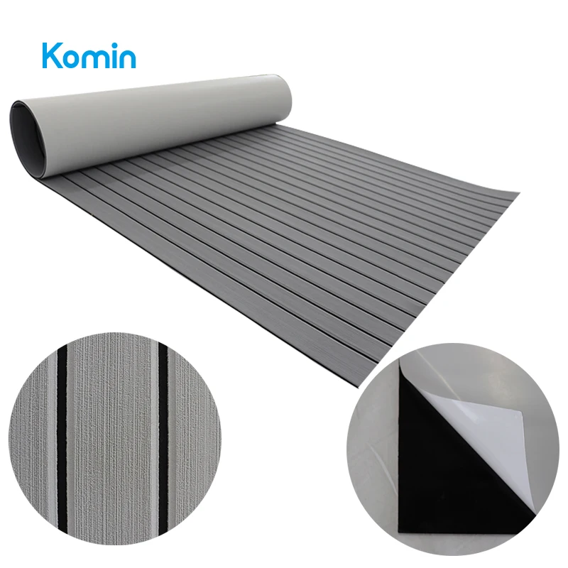 Komin Customized Waterproof Non Skid Eva Foam Faux Teak Marine Boat ...