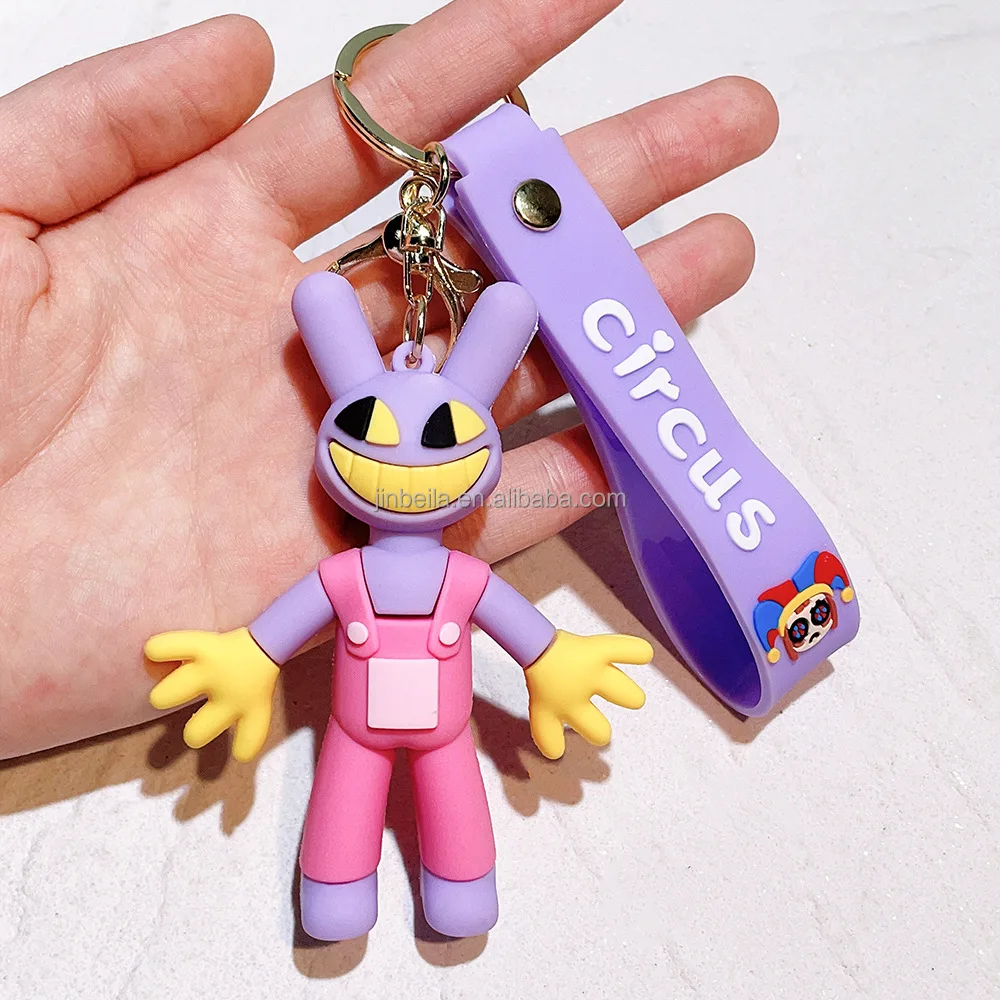 12 Designs the Amazing Digital Circus Rubber PeluchesToy Keychain ...