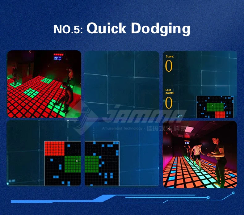 Interactive LED Floor Tiles for Indoor Family Entertainment Energetic ...