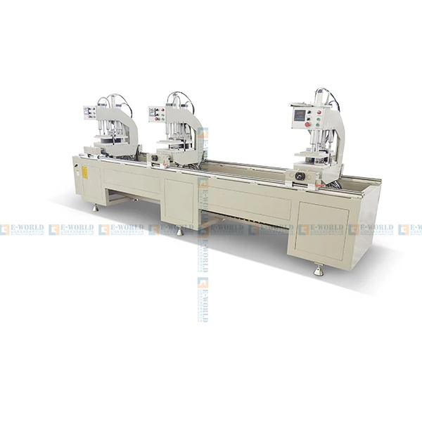 Three Head Upvc Doors And Windows Making Machine Upvc Four Head Welding ...