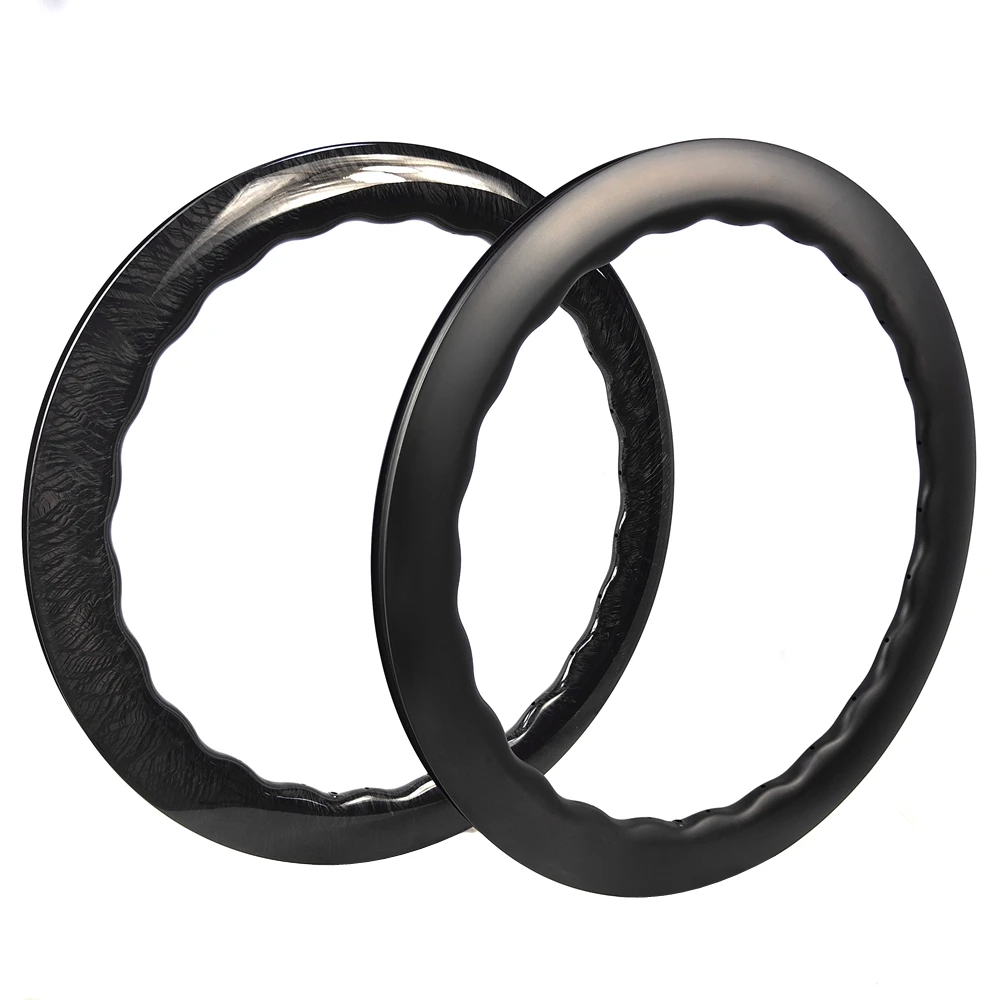 Bikedoc Rdtw28 New 700c Carbon Road Disc Rim Marbled Wavy Shape 24h ...