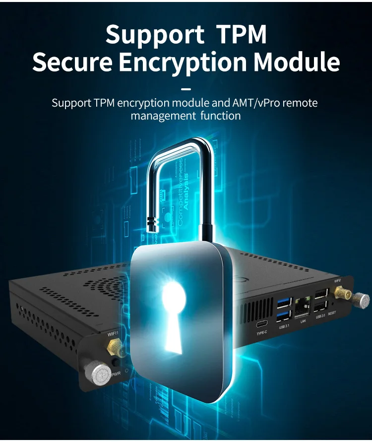 JWIPC 8K Industrial OPS Mini PC Dual LAN Mali T864 GPU PC MODULE Android Rockchip 3399 Dual ...