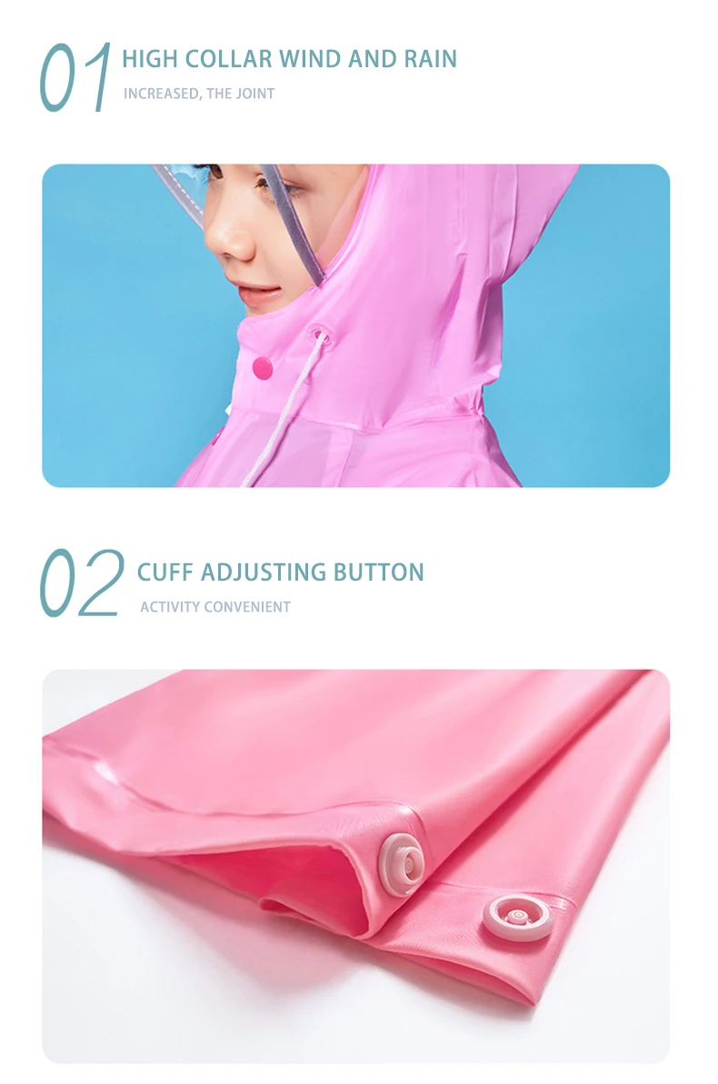 Wholesale Eco-friendly Printing Plastic Pvc New Rain Coat Raincoat Transparent For Kids - Buy ...