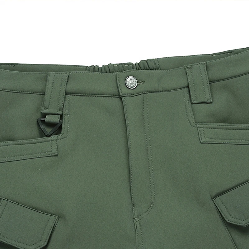 Men's Waterproof Softshell Tactical Sweatpants for Winter