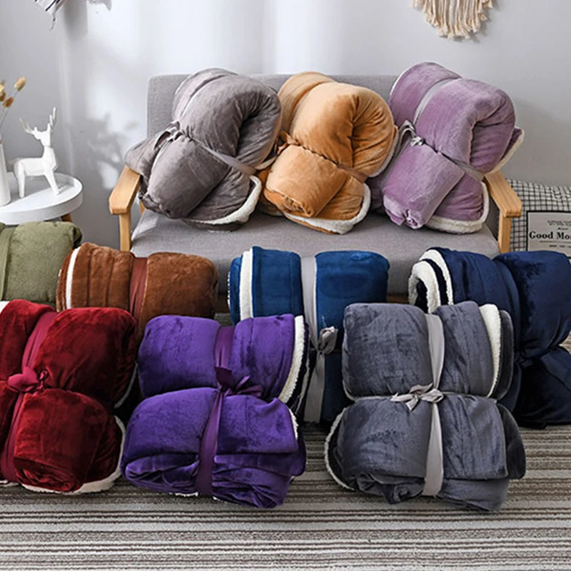 Wholesale Cheap Polyester Sherpa Fleece Blankets