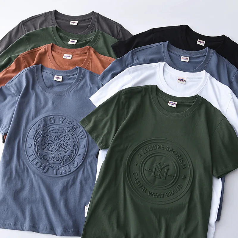 Nadanbao High Quality Manufacturer Heavy Cotton Tee Custom Logo T Shirt ...