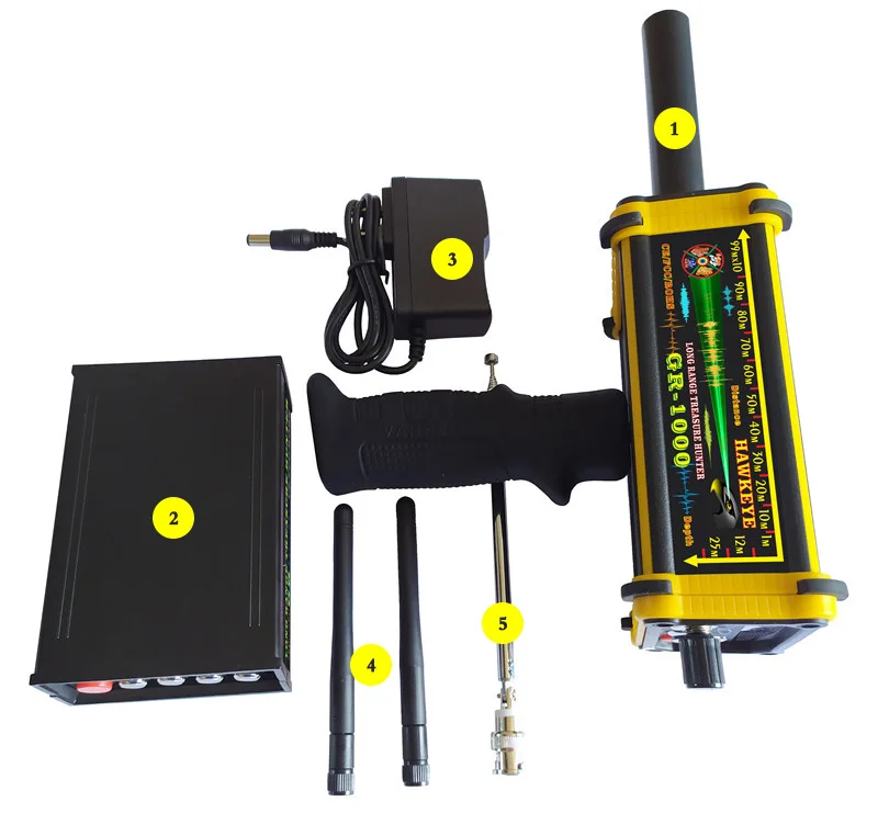 US Black Hawk GR-1000 Treasure Hunting Machine - 3 Year Warranty