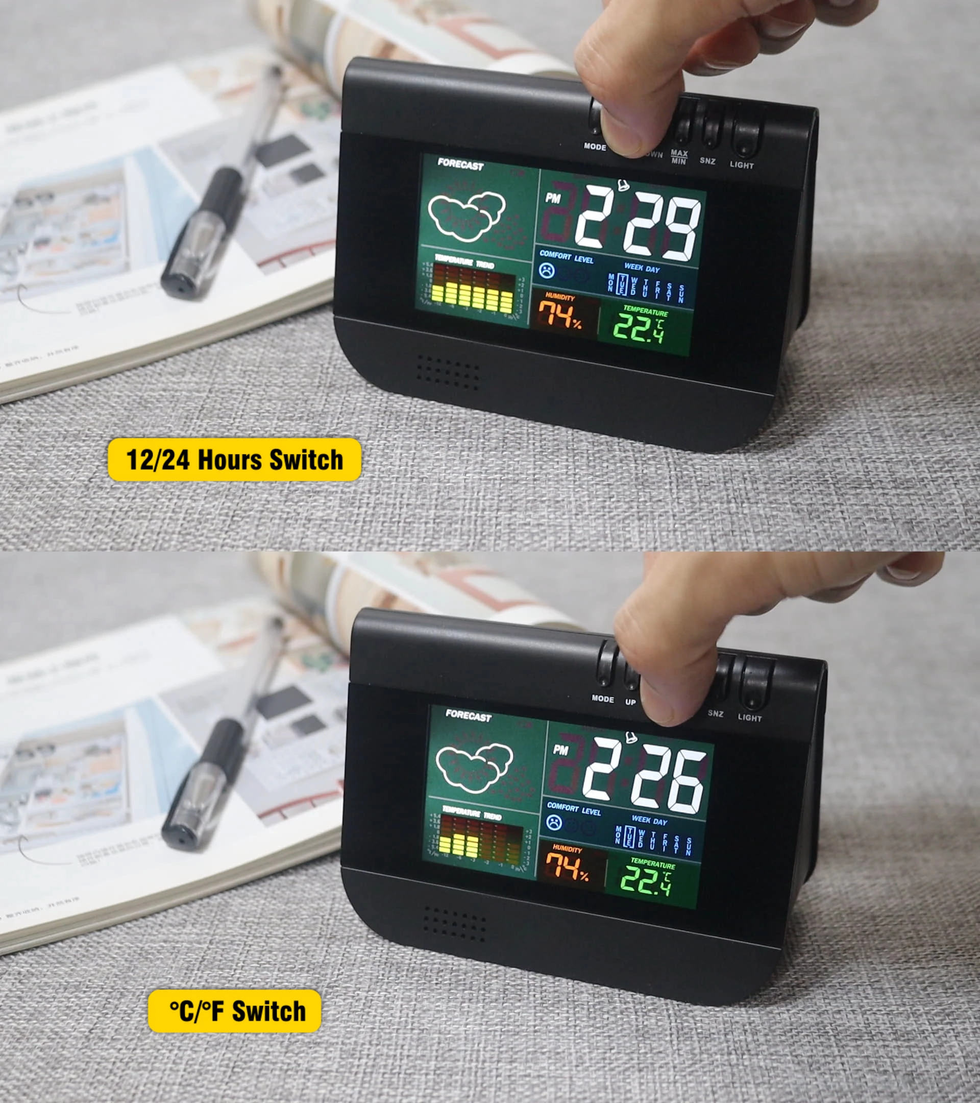 Digital Prayer Time Clock For Promotion - Buy Digital Clock For ...