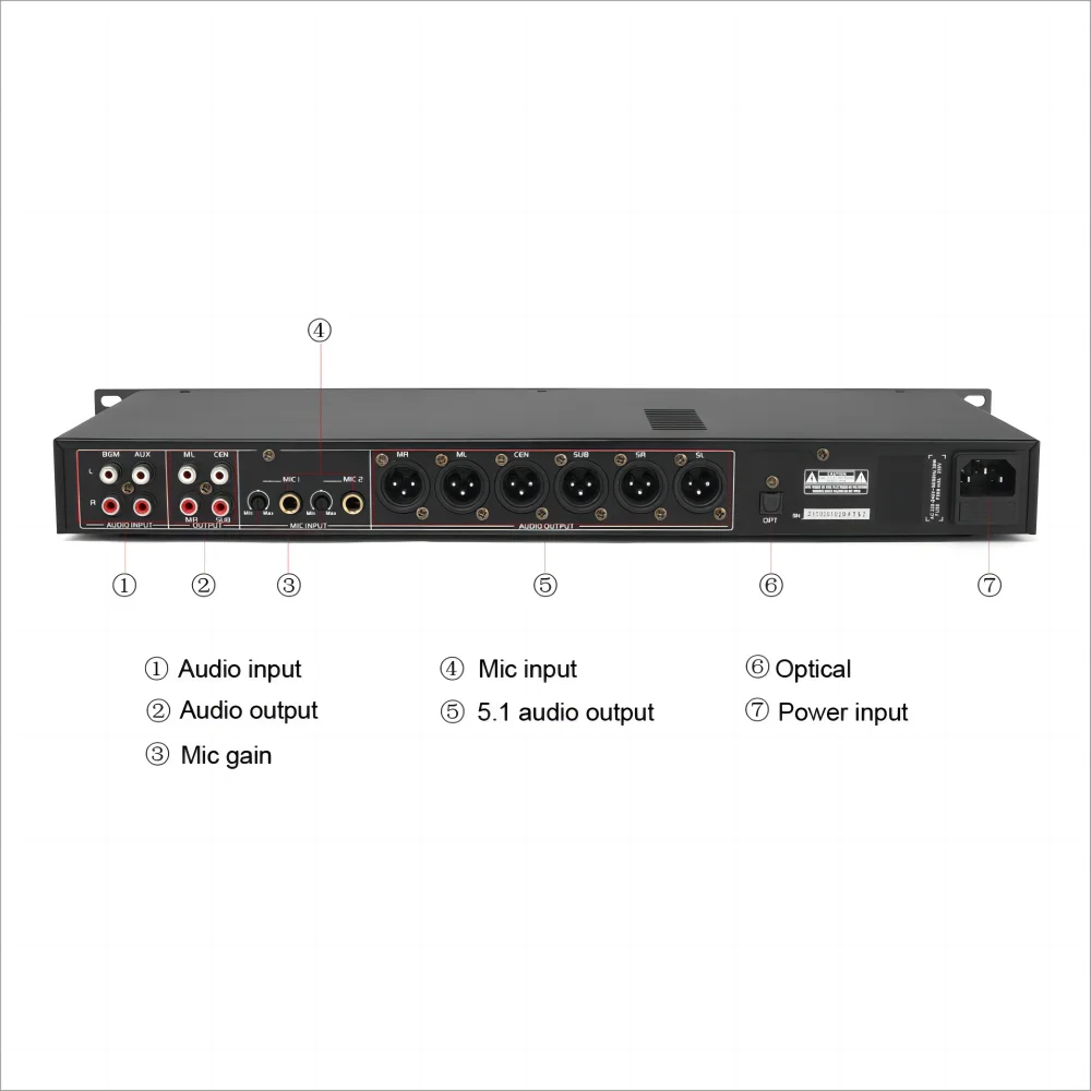 Karaoke Professional Digital Audio Processor Dsp Karaoke Effect Sound - Buy Professional Audio ...