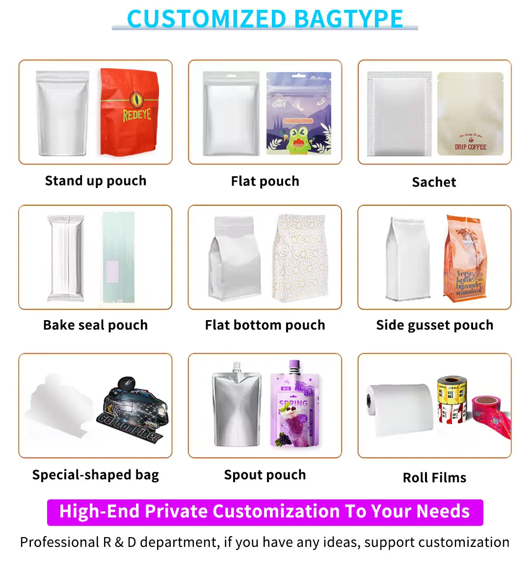 Personalized Gumbo Mylar Bags - Smell Proof & Durable