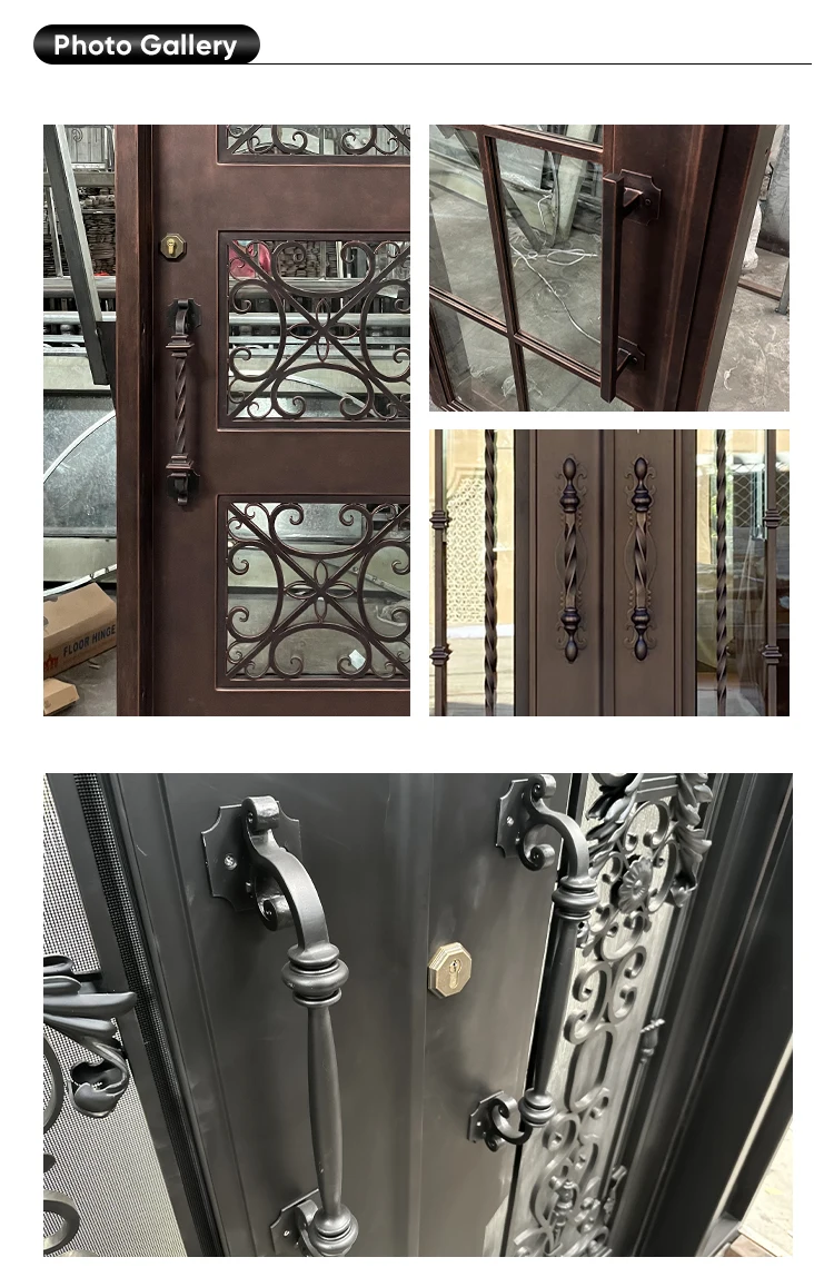 Customized Antique Design Cast Iron Front Entry Door Handles Unique ...