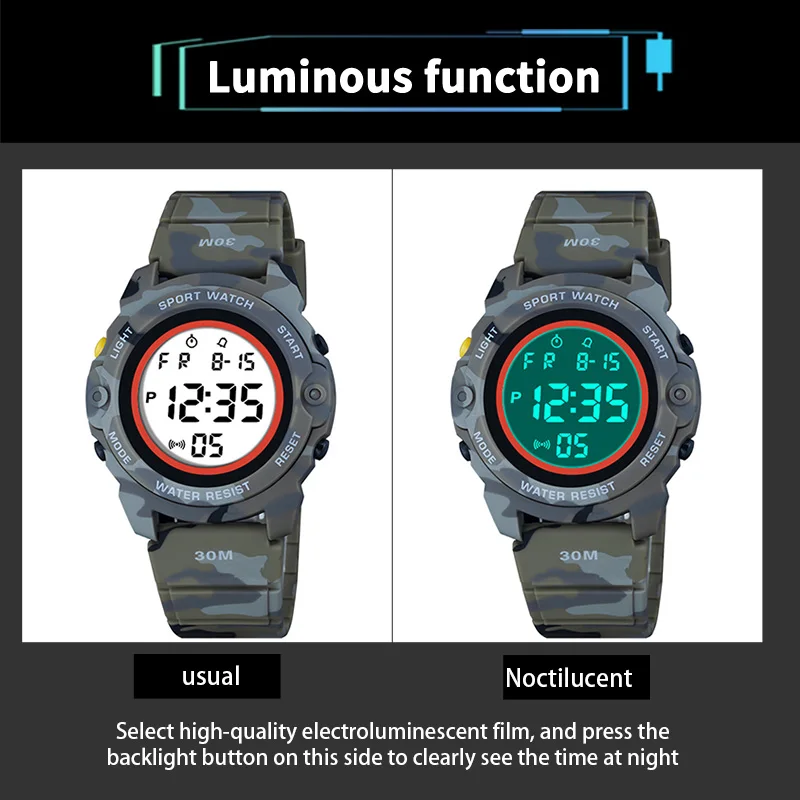 High Quality Relogiorelojes Digital Hombre Led Chronograph Outdoor ...