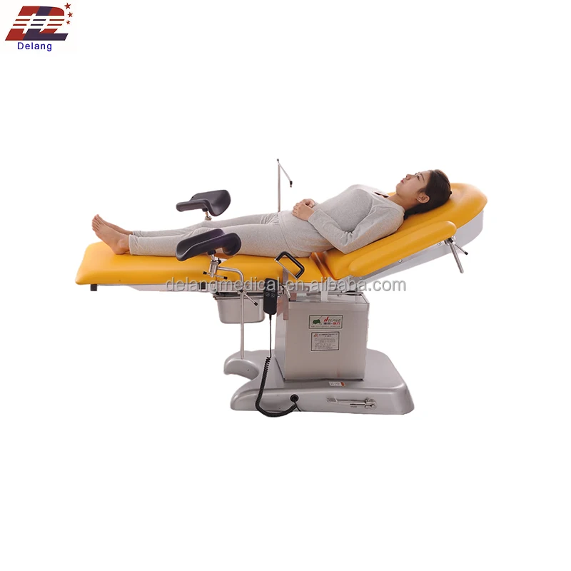Hospital Electric Gynecological Examination Table Delivery Beds ...