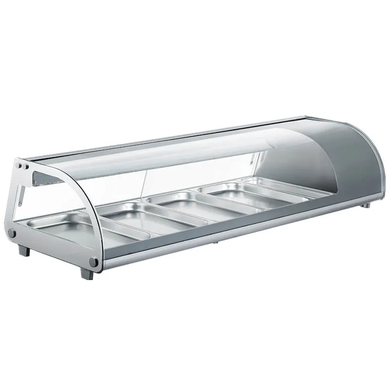 1800mm Sushi Showcase Sushi Display Case On Counter Glass Cooler ...