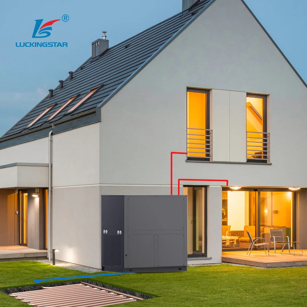 Hot sell Ground Source HeatPump monobloc design with hot water cooling ...
