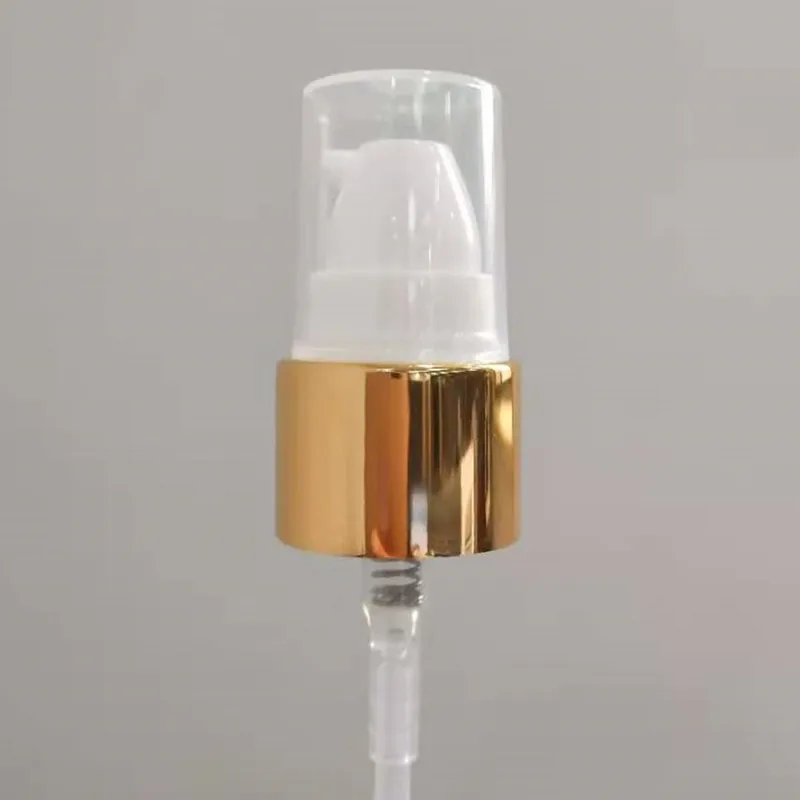 20/410 Cosmetic Lotion Pump Dispenser Gold Aluminum Collar Cream ...