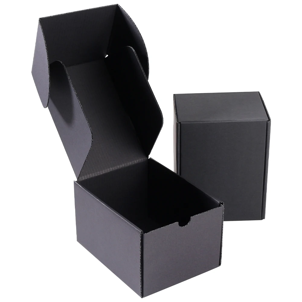Customised Black Kraft Self-Adhesive Hot Stamp Spot UV Logo Candle ...