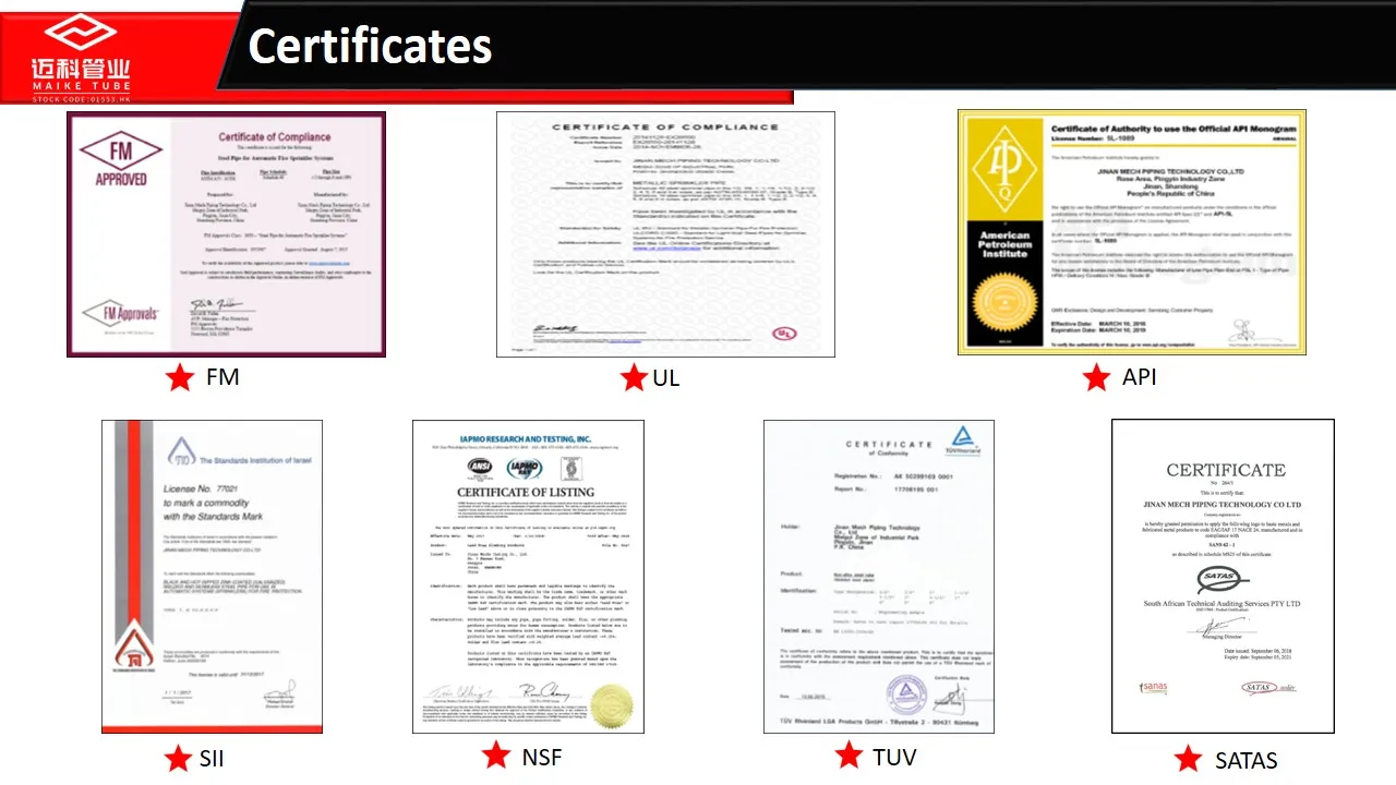 ASTM Certified 6 Meter/5.8 Meter Structural Steel Scaffold Tubes ...