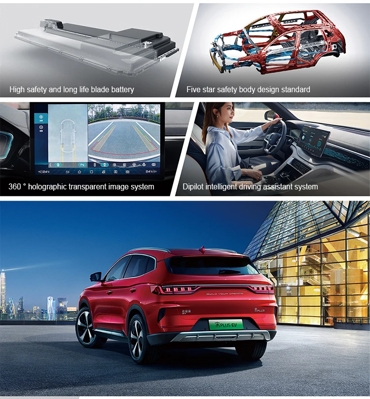 2024 New Model BYD New Energy Vehicle Champion 605KM BYD Song Plus EV ...