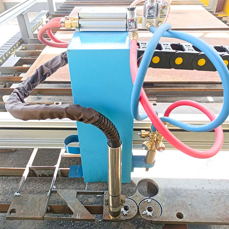 CNC Plasma Oxy-Fuel Flame Metal Cutting Machine Huayuan LGK 63A