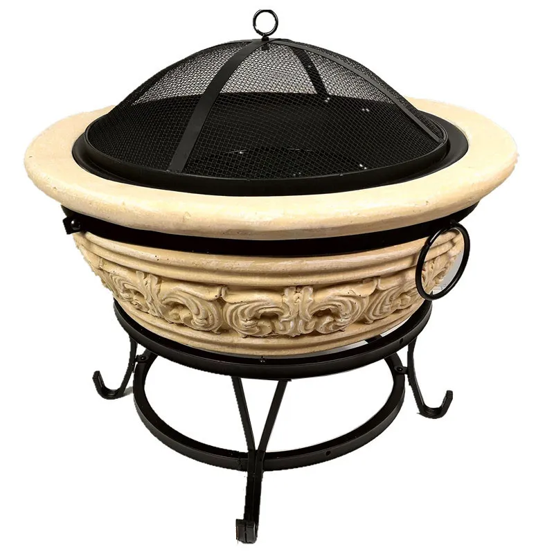 Superior Quality Magnesia Wood Burning Bonfire Brazier Concrete ...