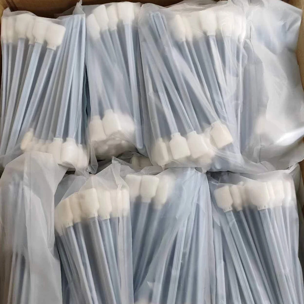 Big Head Industrial Cleanroom Swab Polyurethane Sponge Foam Tip Printer ...