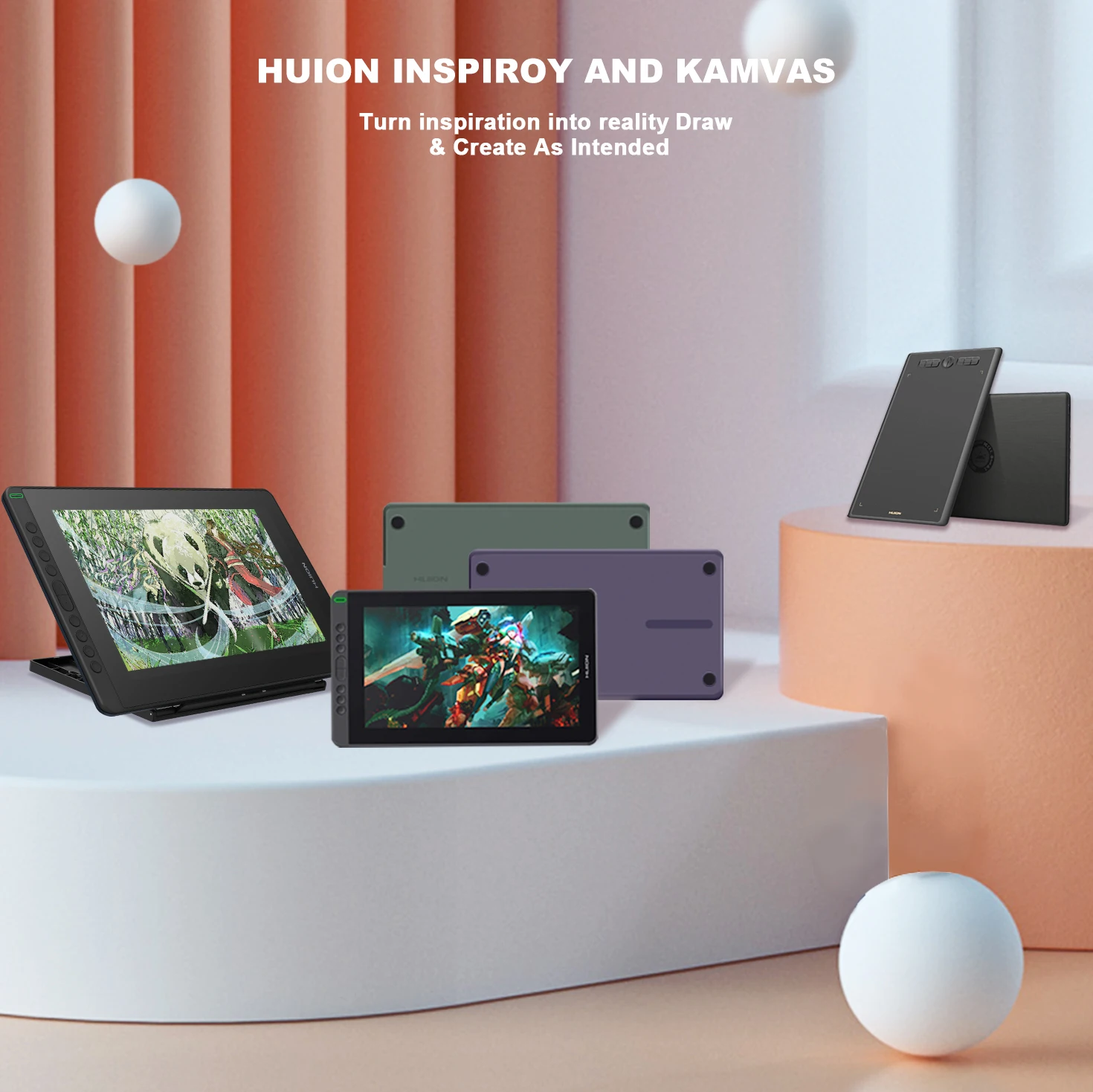 Huion Kamvas 13 Interactive Lcd Pen Touch Screen Display Digital ...