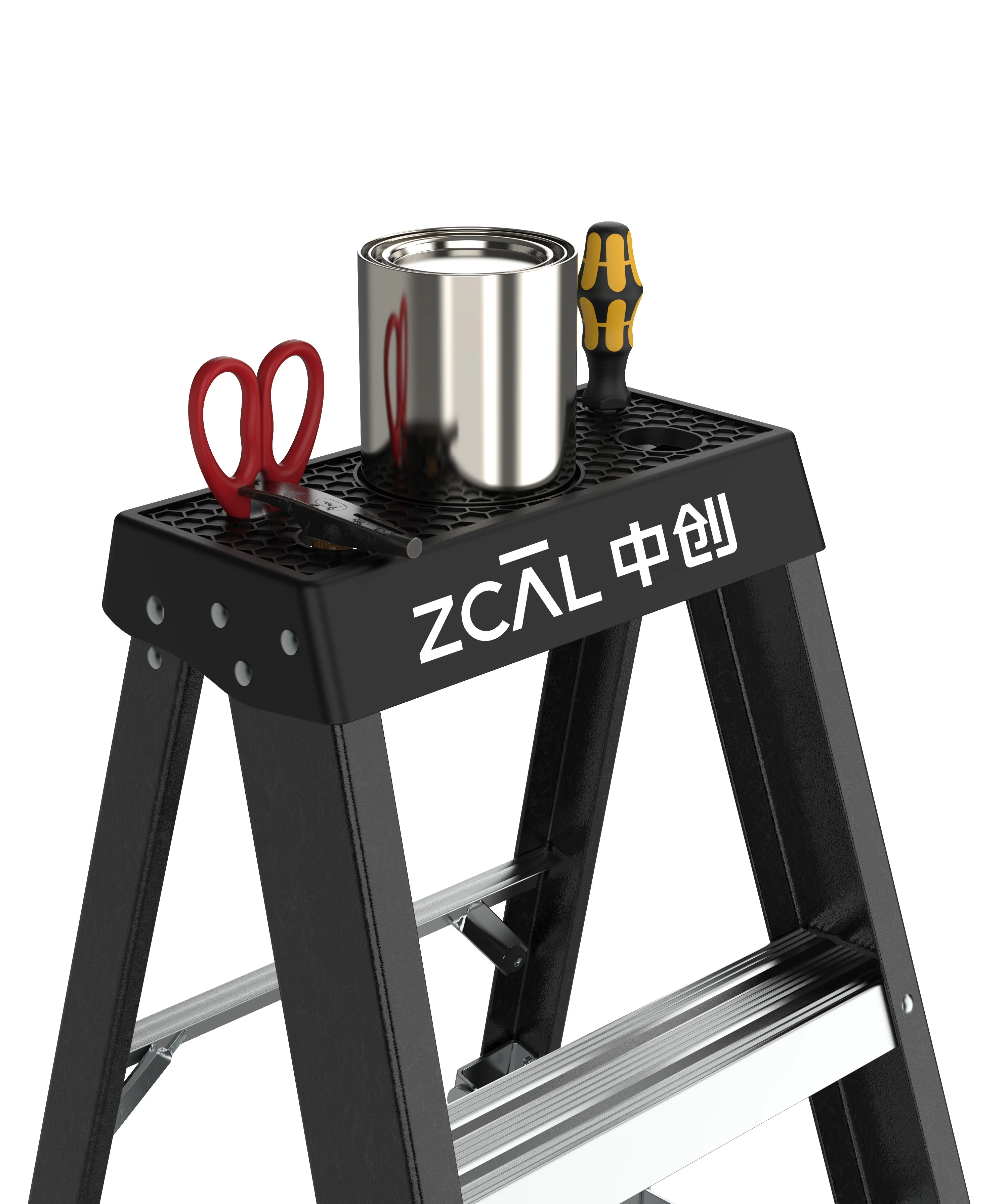 V-Shape Ladder Fiberglass For House Lightweight Step Ladder Non ...