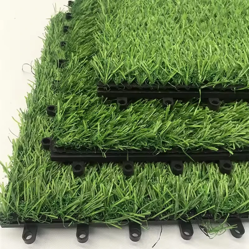 Portable Puzzle Artificial Turf Carpet Tiles for Football Soccer ...