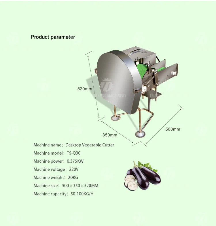 Green Leafy Vegetables Green Pepper Onion Slicer Chopper Machine ...