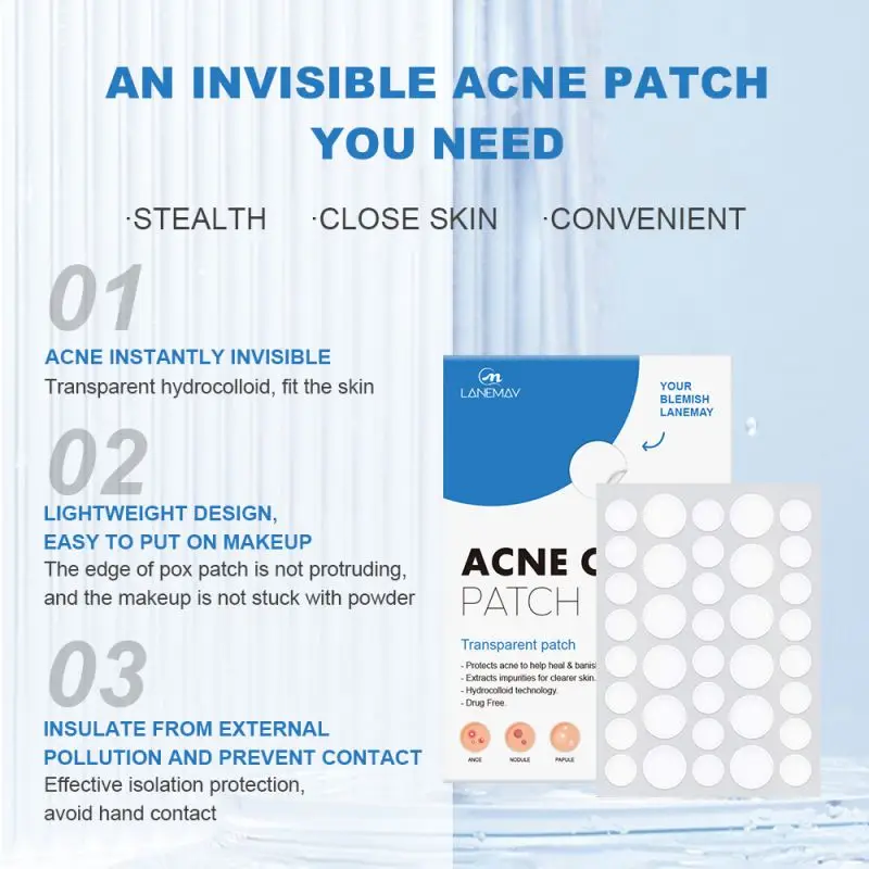 Dots For Spots Pimple Patches For Face Pack Of 60 Hydrocolloid Acne ...