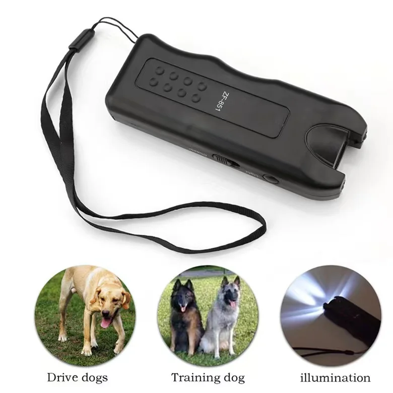 Rechargeable Sonic Bark Deterrent Anti Barking Training New Ultrasonic ...