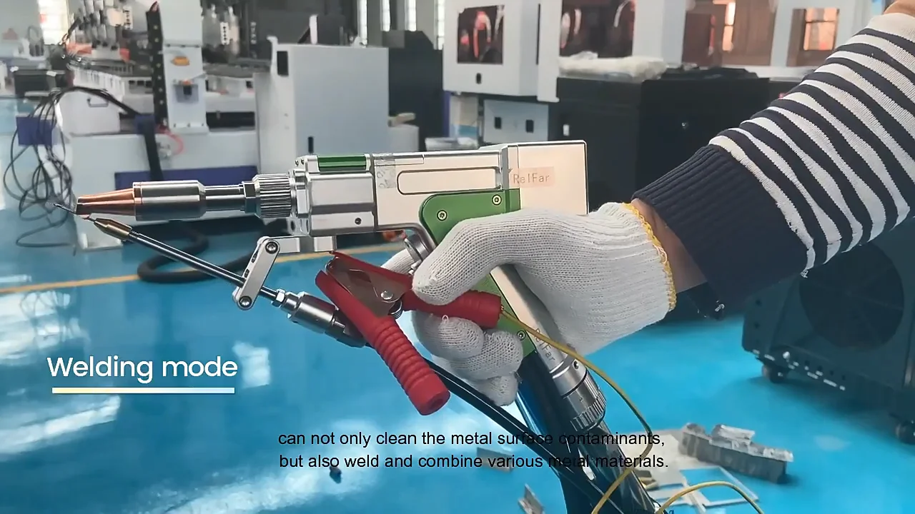 Small 3 In 1 Fiber Laser Welders Welding Cleaning Cutting Machinery ...