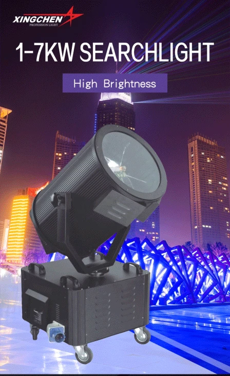 7000 Watt Xenon Searchlight - Waterproof IP54 Moving Head Light for ...