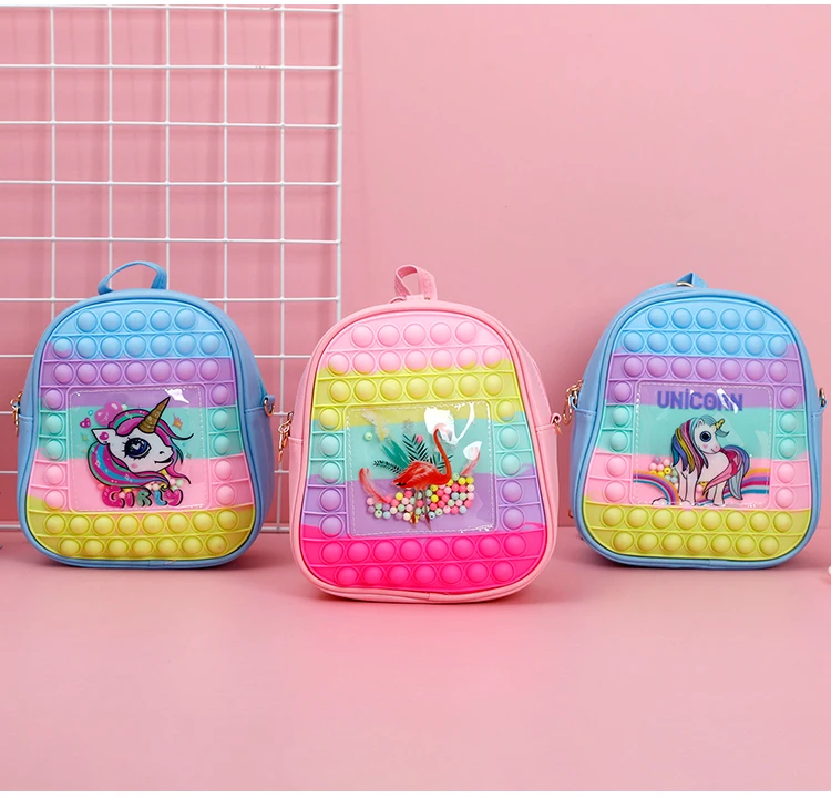 Silicone Backpack - Pop It School Supplies for Back to School