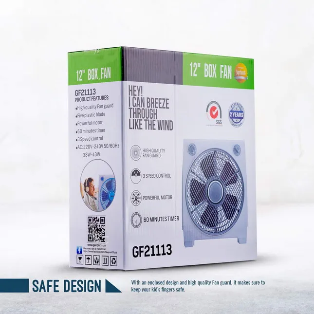 220v Adjustable Tilt Box Fan Factory Direct Sales Factory Price Good ...