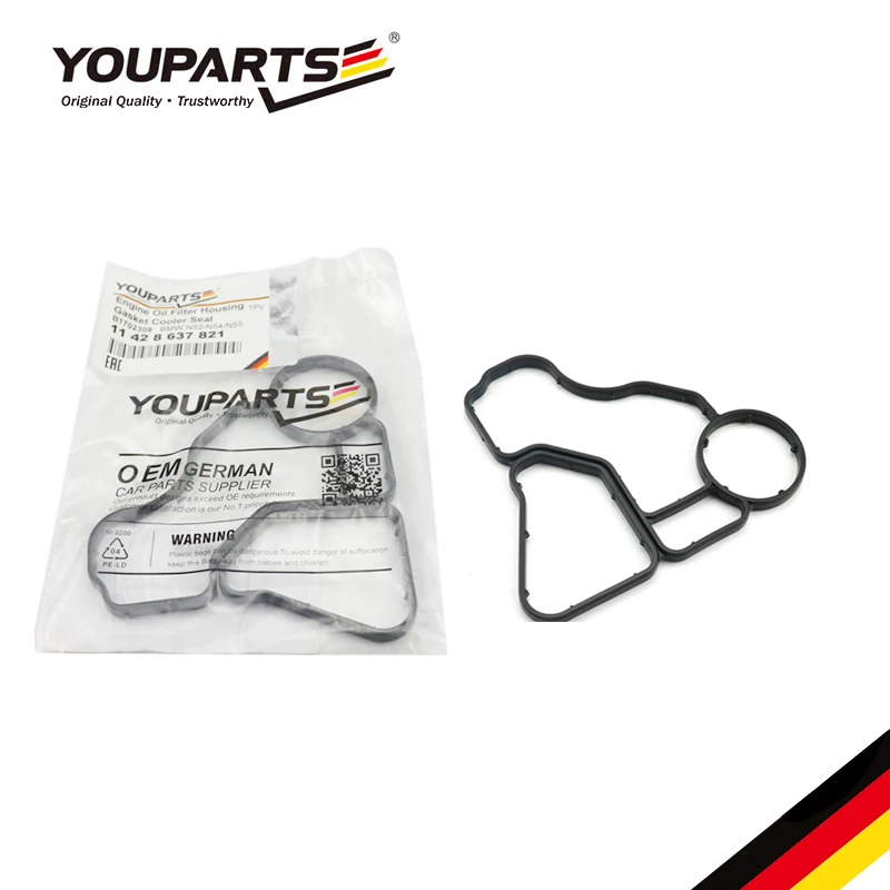 N20 N54 N54 N46 Oil Cooler Seal For Bmw R59 R56 R60 R55 Cooper N14 Oil ...