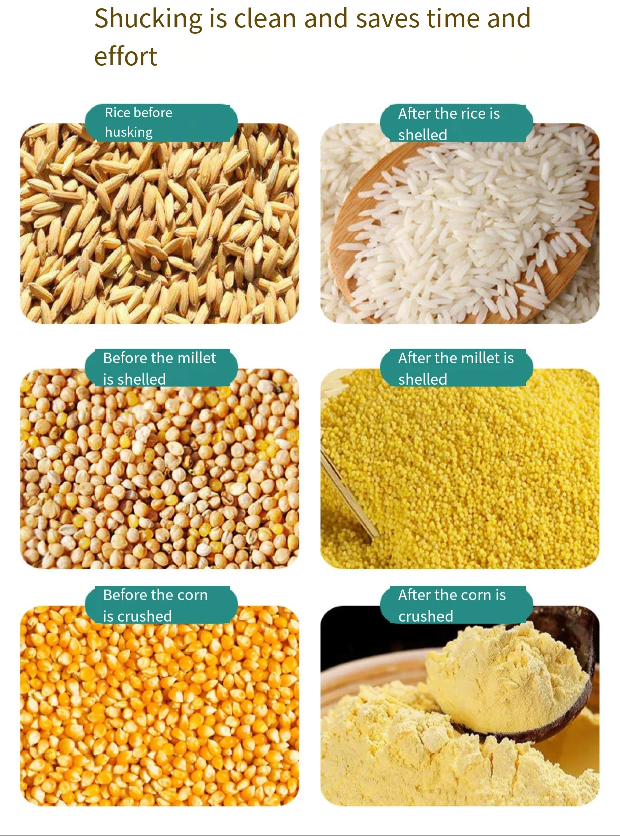 Combined Rice Milling Machine with Cleaner and Destoner Function ...