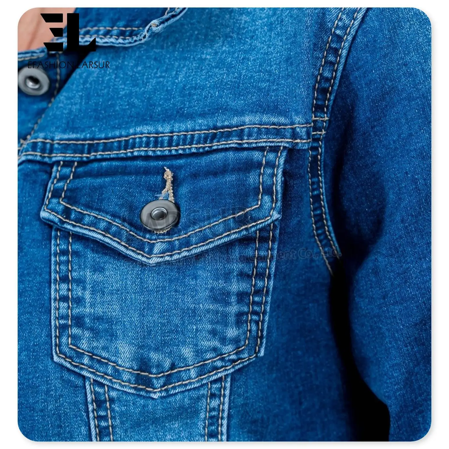 LARSUR Xintang Guangzhou Denim Jeans Jacket Factory Manufacturer Custom ...