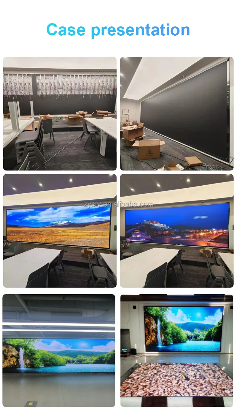 4K 8K Ultra-HD Fine Pitch P1.2 P1.5 P1.8 LED Display Indoor Private Cinema Screen Luxury LED ...