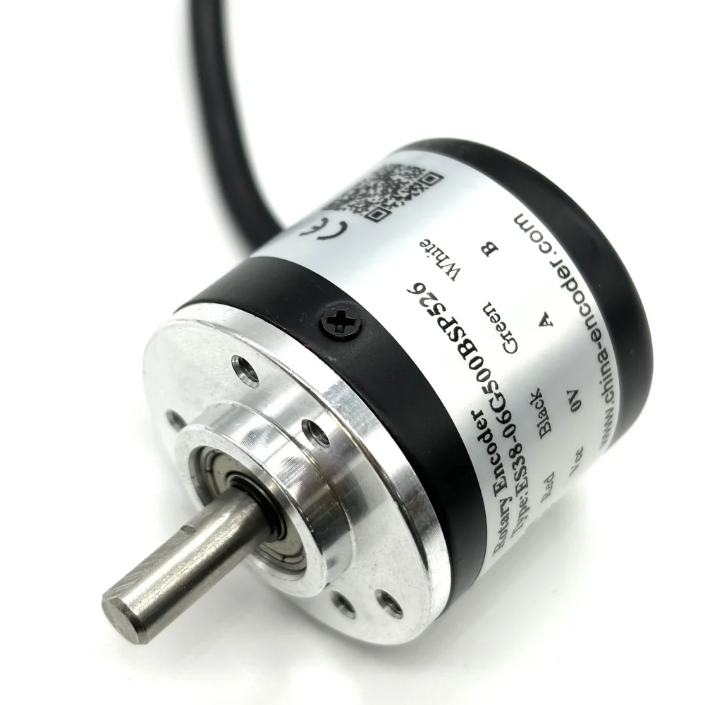 5-26v Pushpull/pnp Ab Phase 6mm Solid Shaft Rotary Incremental Encoder ...
