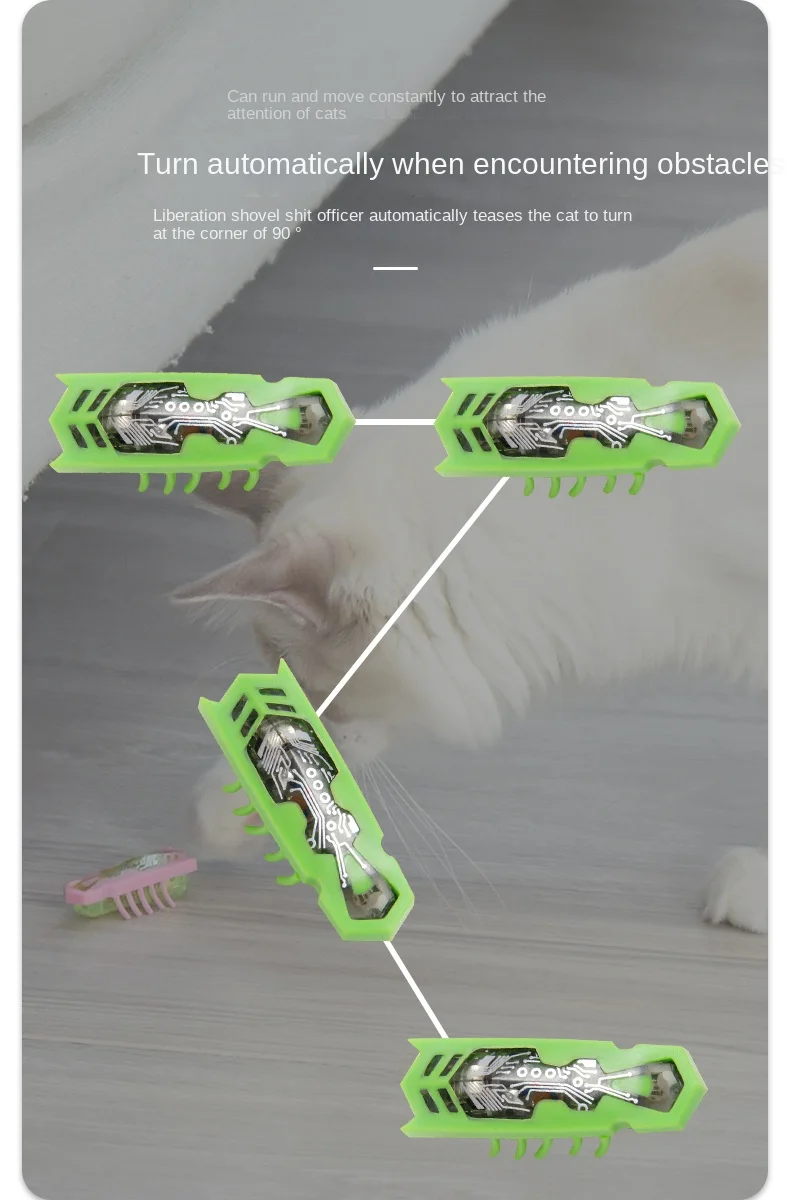 Sensory Vibration Toys For Kids And Cats Tiny Hex Bug Childrens Toy ...