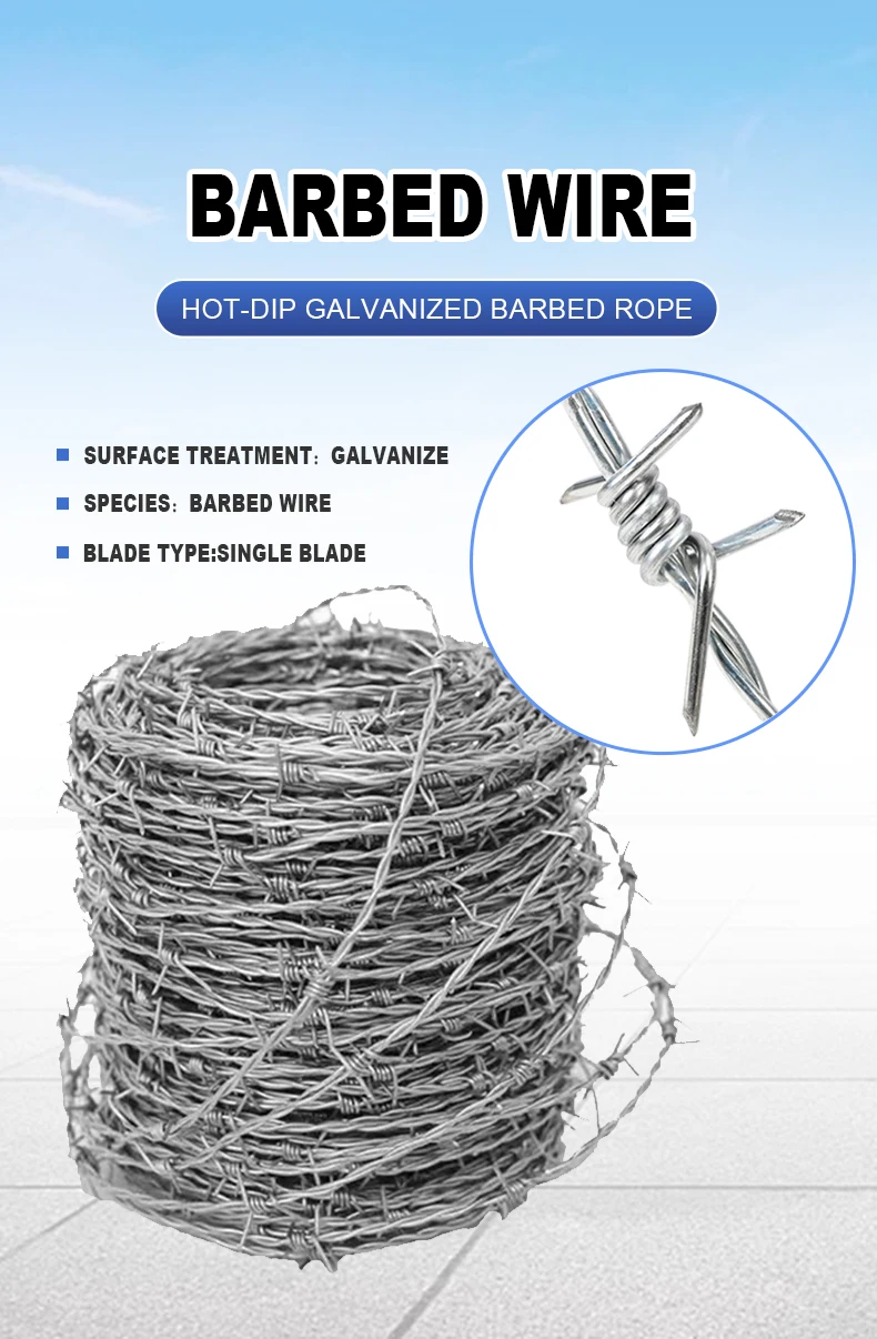 Zimbabwe Market 50kg Barbed Wire Price - High Quality