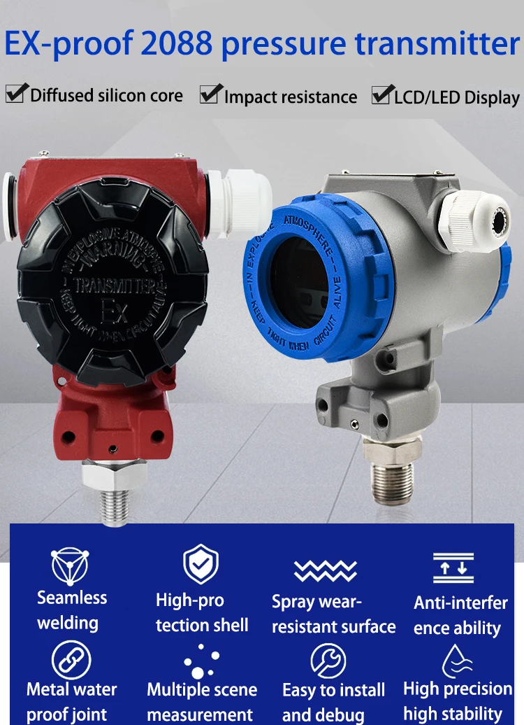 Hydraulic Pressure Transmitter Pressure Sensor Digital Oil Pressure ...