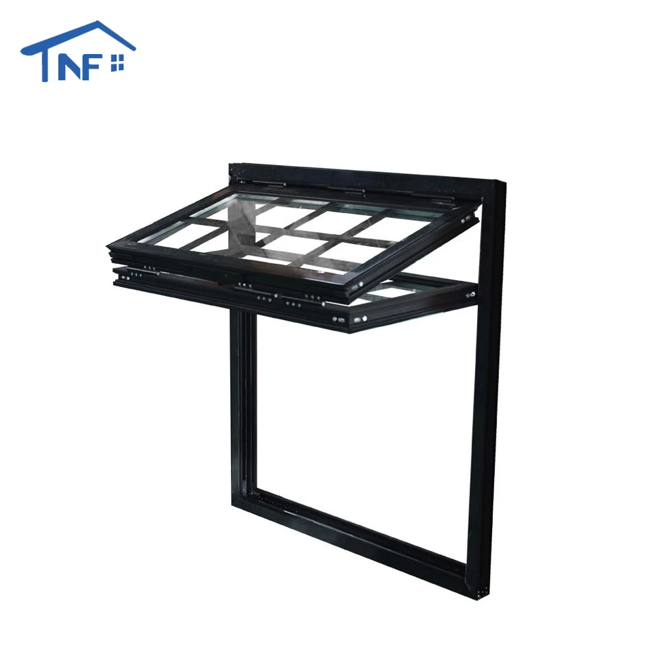 Aluminium Customize Kitchen Bi Fold Window Vertical Top Folding Glass ...