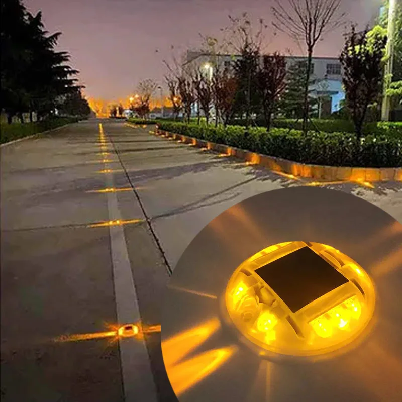 Magnetic Led Warning Light Solar Led Traffic Warning Light Strobe Beacon Solar Powered Warning ...