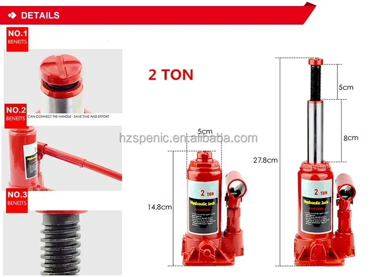 Hydraulic Repair Tools Bottle Jack 5ton-50 Ton Bottle Jack Garage Car ...
