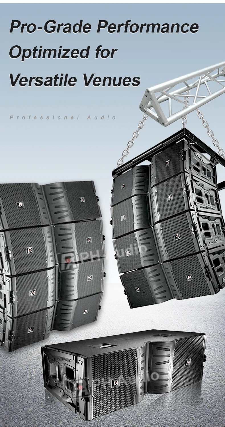 VTX V25 Dual 15" 3-Way Passive Line Array Speakers Professional Audio ...