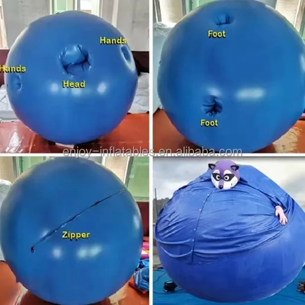 Inflatable Game Blueberry Inflation Suit Customize Quality Adult Pvc ...