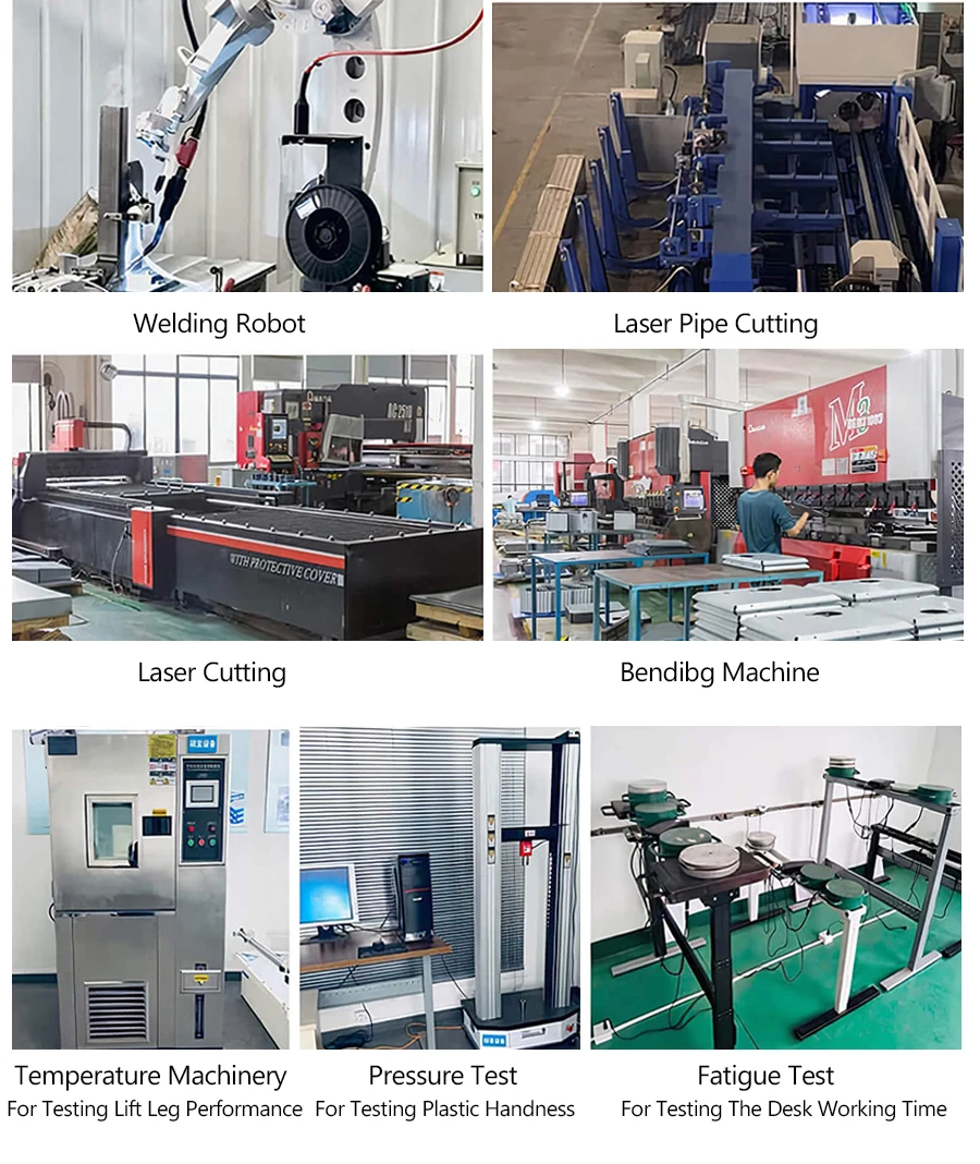 Ergonomic Standing Height Adjustable Desk - Single Leg Table